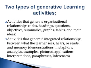 It enters a new learning environment | PPT