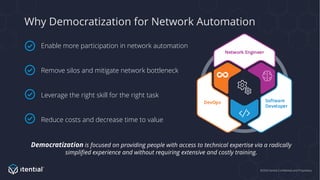 Democratizing Network Automation Through Low-Code | PPT