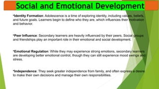 ITEP 3rd semester Understanding Secondary Stage learners-Conflicts ...