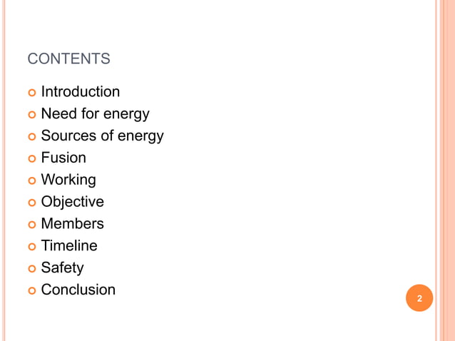 ITER (International thermonuclear experimental reactor) | PPTX