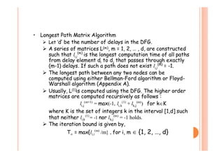 Iteration bound | PDF