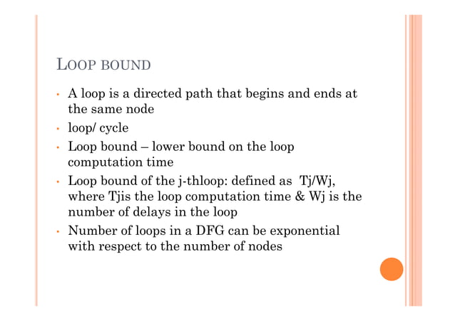 Iteration bound | PDF | Computing | Technology & Computing