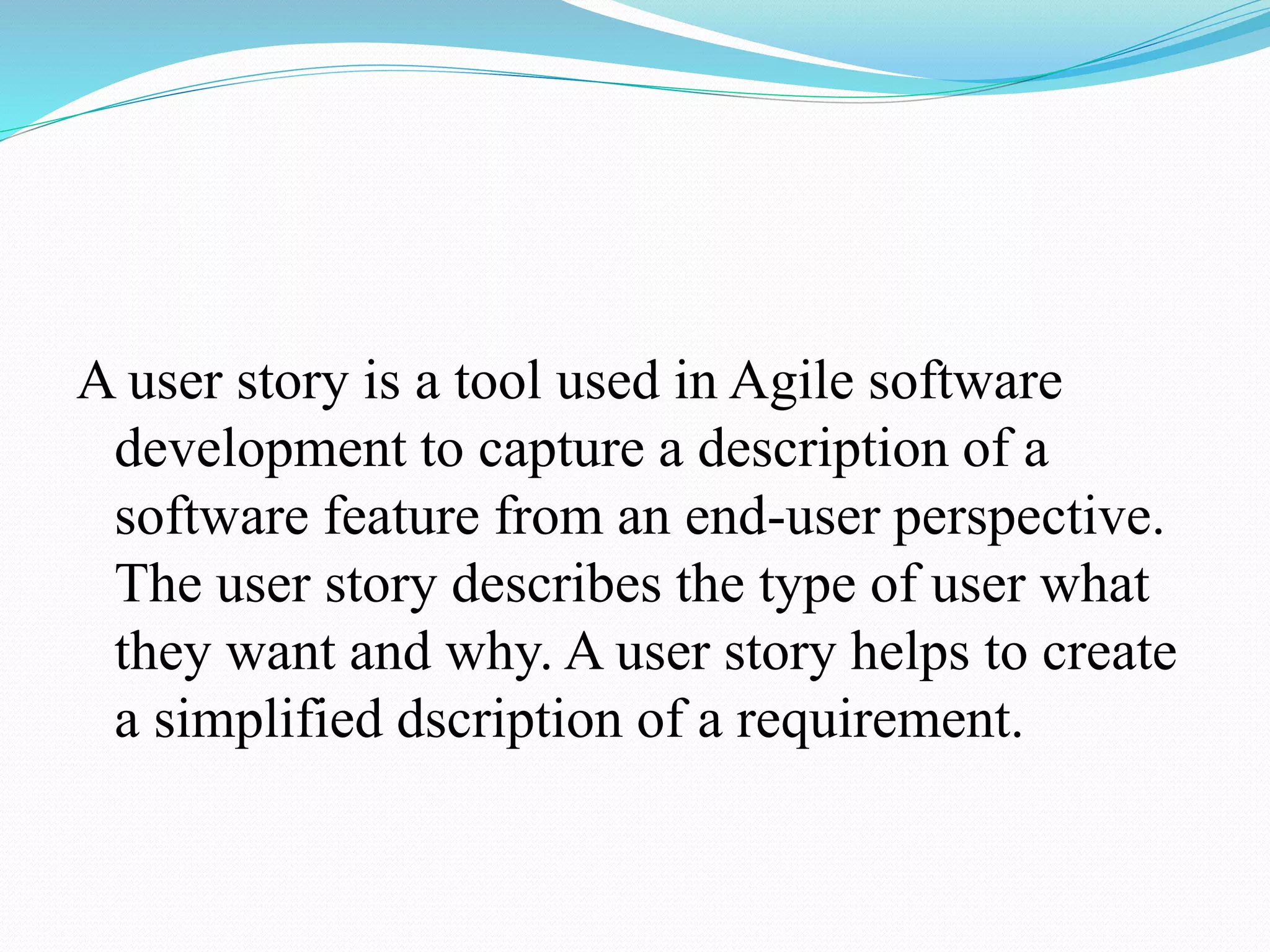 Iteration planning and user story definition | PPTX