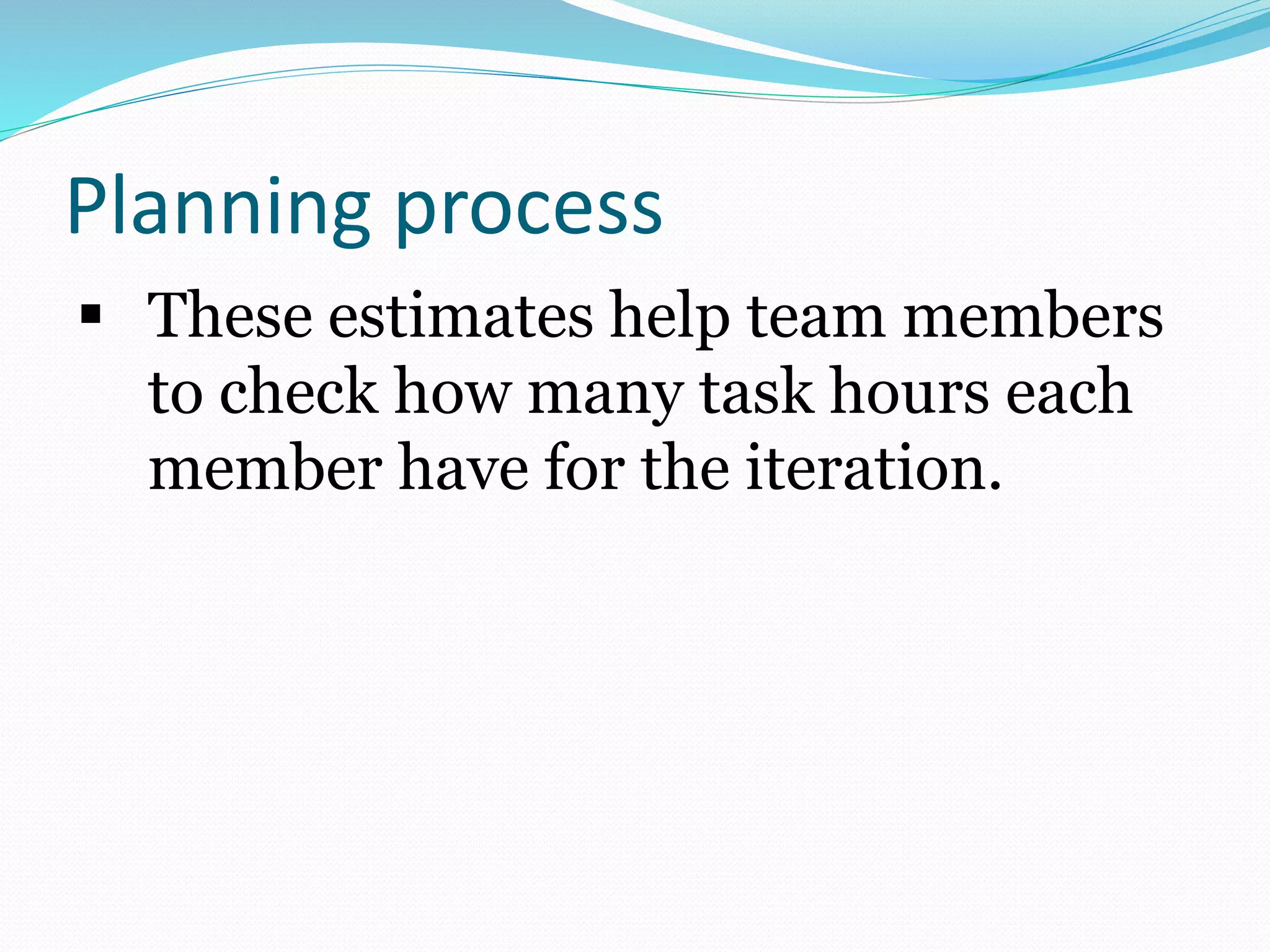 Iteration planning and user story definition | PPTX