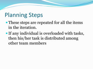 Iteration planning and user story definition | PPTX | Computing ...