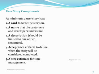 Iteration planning and user story definition | PPT