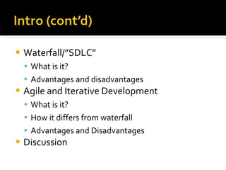 Iterative Development | PPT