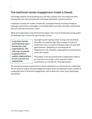 The Iterative Engagement Model | PDF