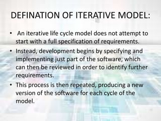 Iterative enhancement model | PPTX