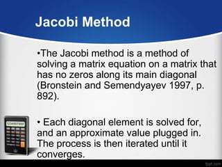 Iterative methods | PPTX
