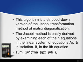 Iterative methods | PPTX