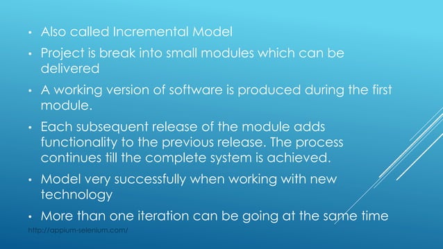 Iterative model | PPTX | Technology & Computing