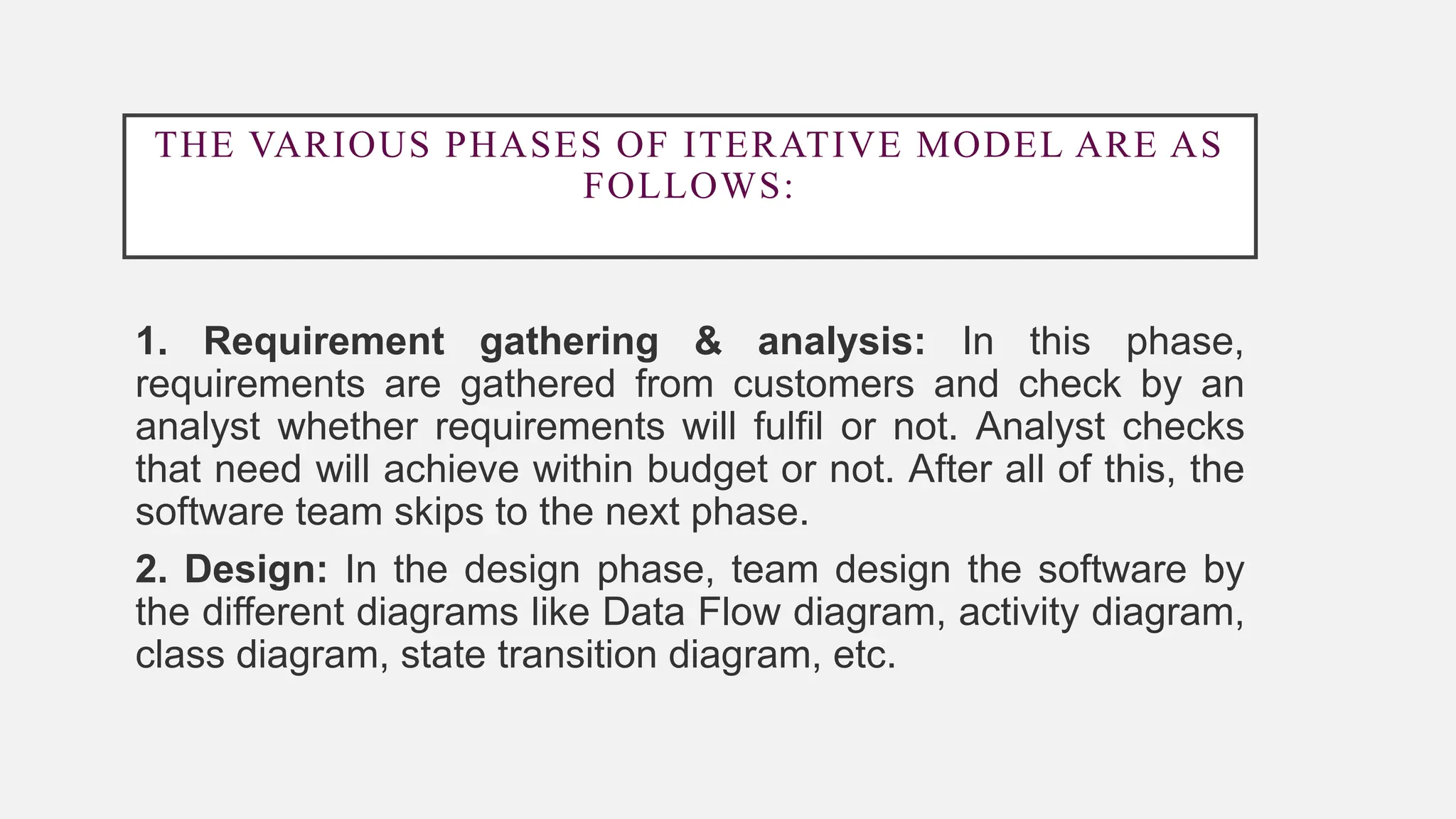 ITERATIVE model in software engineering.pptx | Computing | Technology ...