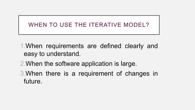 ITERATIVE model in software engineering.pptx | Computing | Technology ...