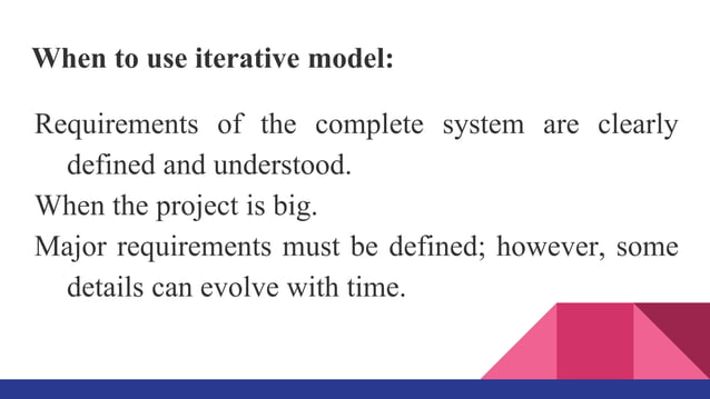 Iterative model in sdlc | PPTX
