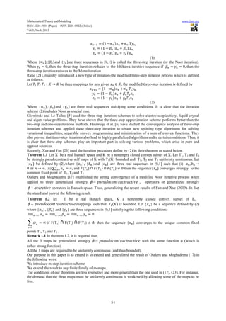 Iterative procedure for uniform continuous mapping. | PPT