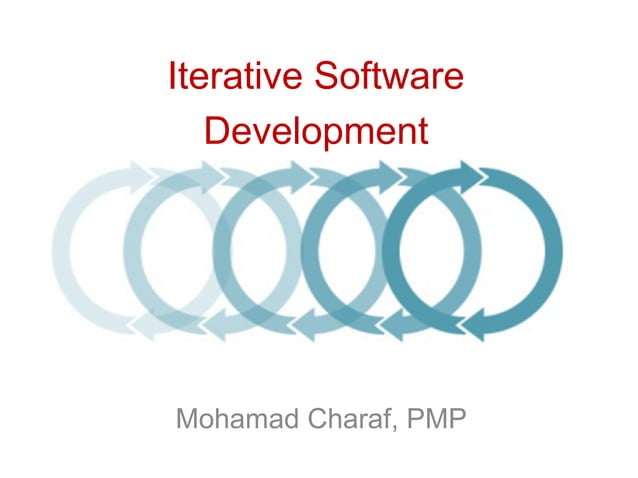 Iterative software development | PPT Iterative software development | PPT