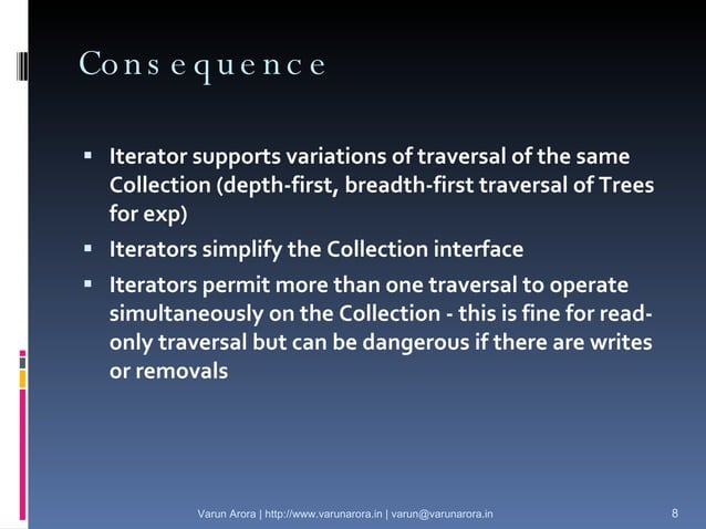 Iterator Design Pattern | PPT