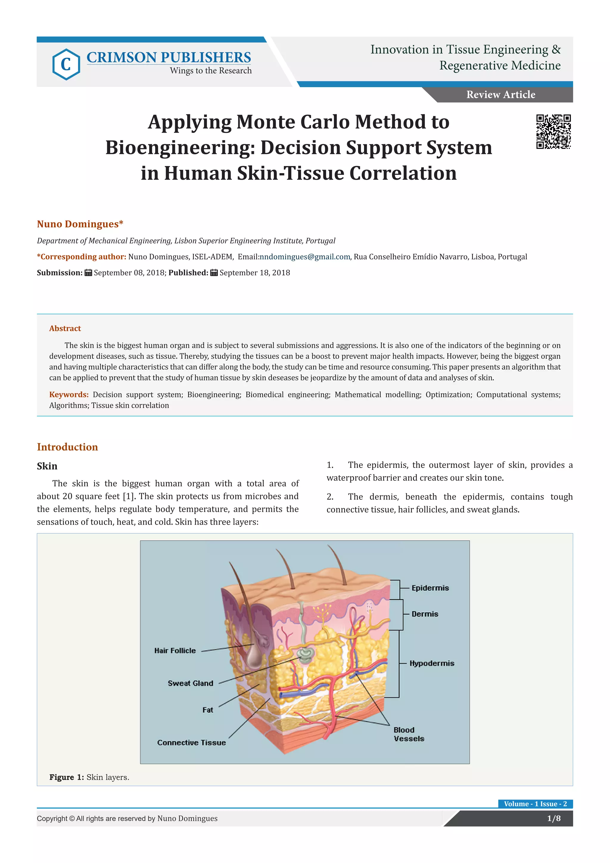 Applying Monte Carlo Method to Bioengineering: Decision Support System ...