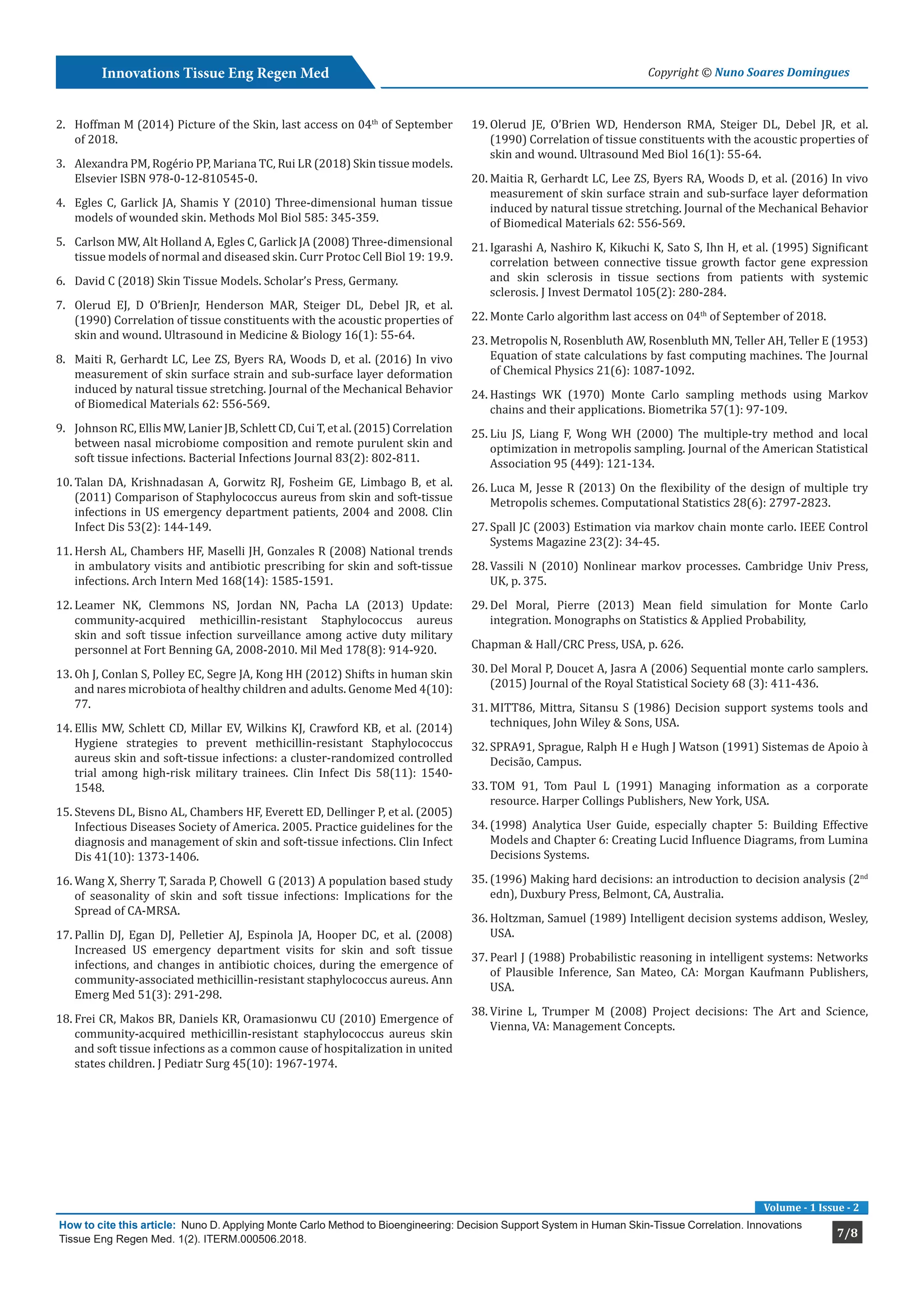 Applying Monte Carlo Method to Bioengineering: Decision Support System ...