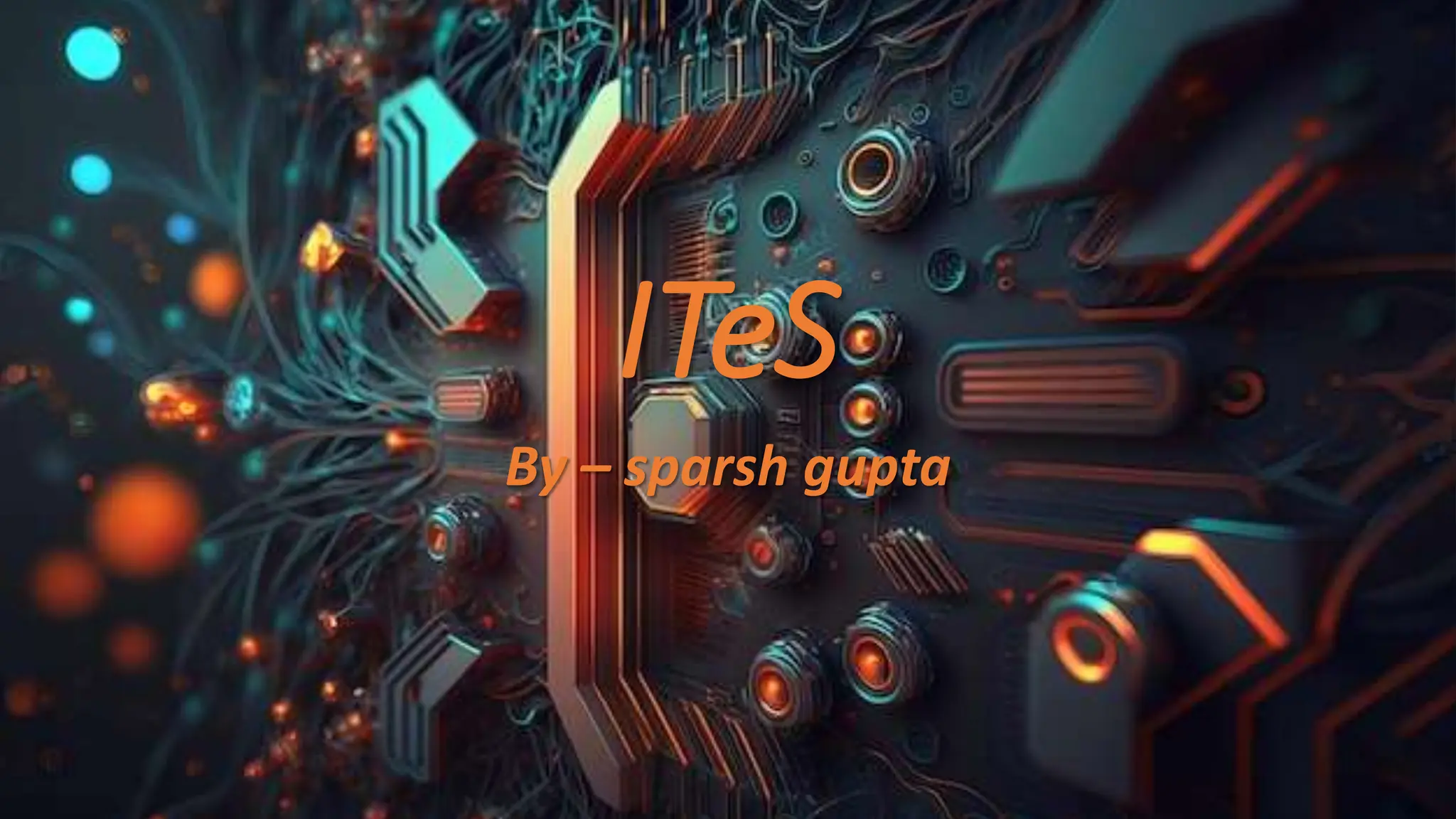 ITeS.pptx for school project with easy definition | PPTX