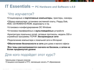 IT Essentials: PC Hardware & Software: Курс для начинающих IT ...