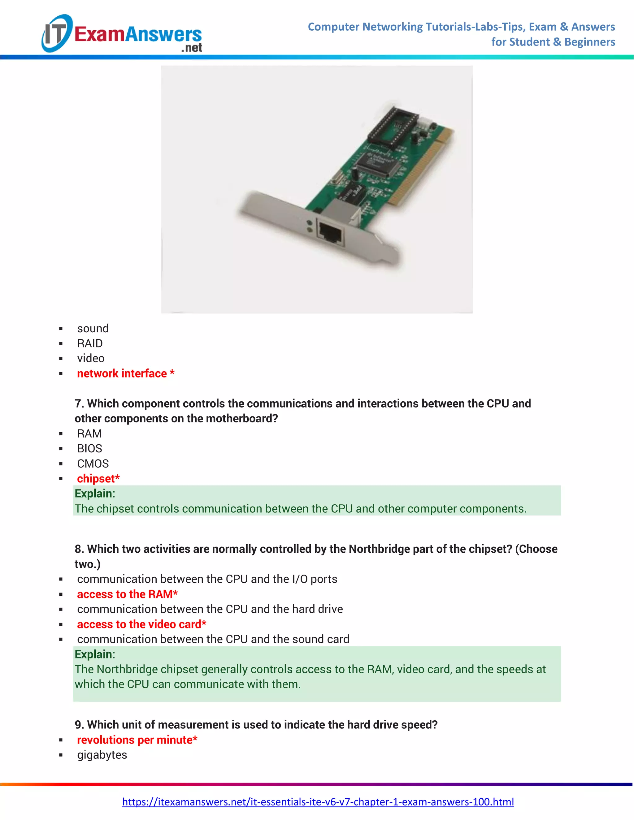 IT Essentials (Version 7.0) - ITE Chapter 1 Exam Answers | PDF