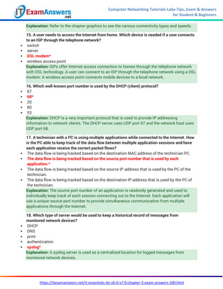 IT Essentials (Version 7.0) - ITE Chapter 5 Exam Answers | PDF