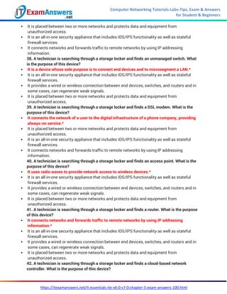 IT Essentials (Version 7.0) - ITE Chapter 5 Exam Answers | PDF