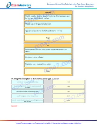 IT Essentials (Version 7.0) - ITE Practice Final Exam Answers | PDF