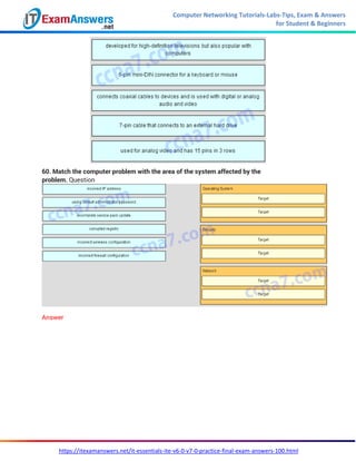 IT Essentials (Version 7.0) - ITE Practice Final Exam Answers | PDF