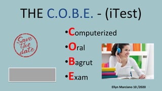 COBE - i test | PPTX