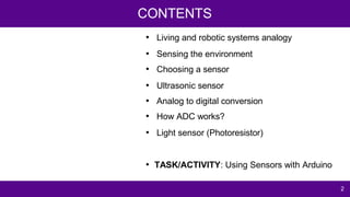 Advance Arduino 2: sensors and its daily use | PPTX