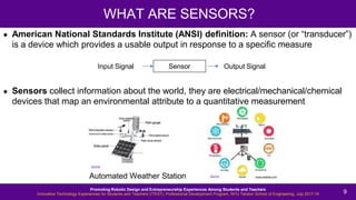 Advance Arduino 2: sensors and its daily use | PPTX