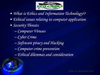 Ethics for IT Professionals | PDF