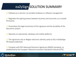 Digital Signatures in the Cloud: A B2C Case Study | PPT