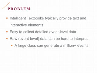 Creating Session Data from eTextbook Event Streams | PPTX | Technology & Computing