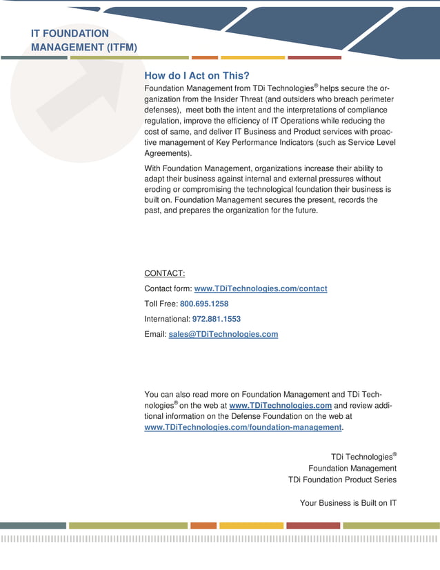 ITFM Business Brief | PDF