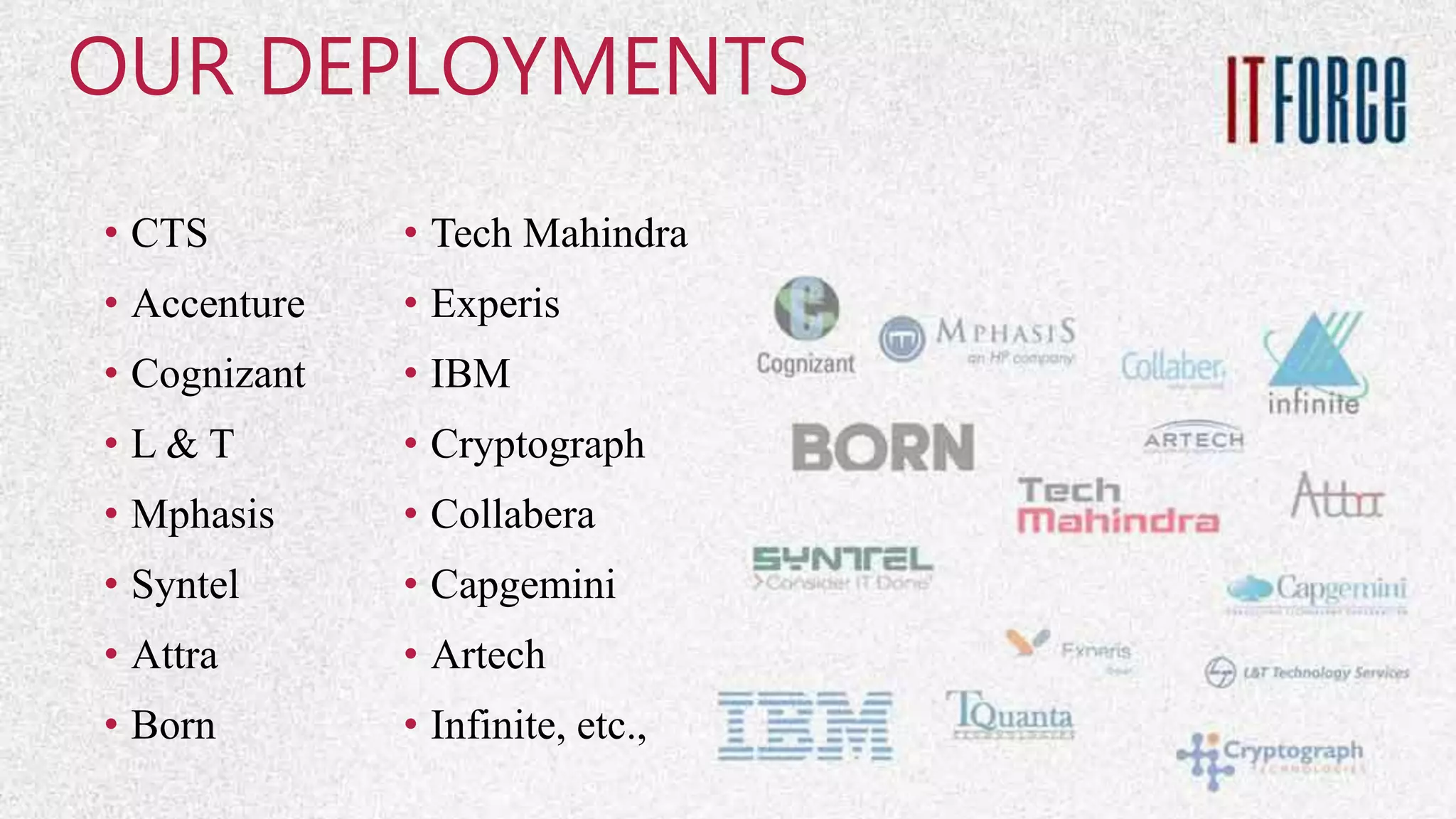 Itforce hire train deploy(HTD) | PPTX