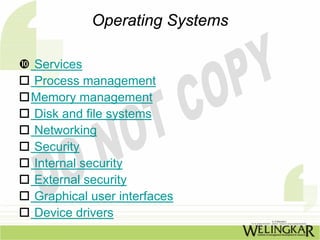 Operating Systems | PPT