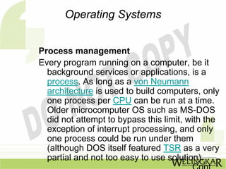 Operating Systems | PPT