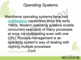 Operating Systems | PPT
