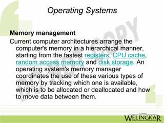 Operating Systems | PPT