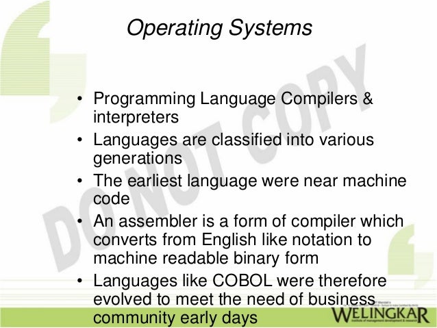 Operating Systems