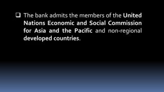 Asian development bank | PPTX