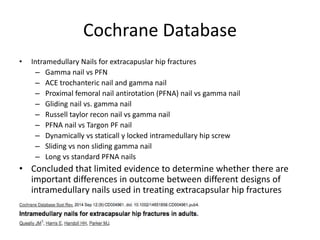 Intertrochanteric fracture management | PPTX