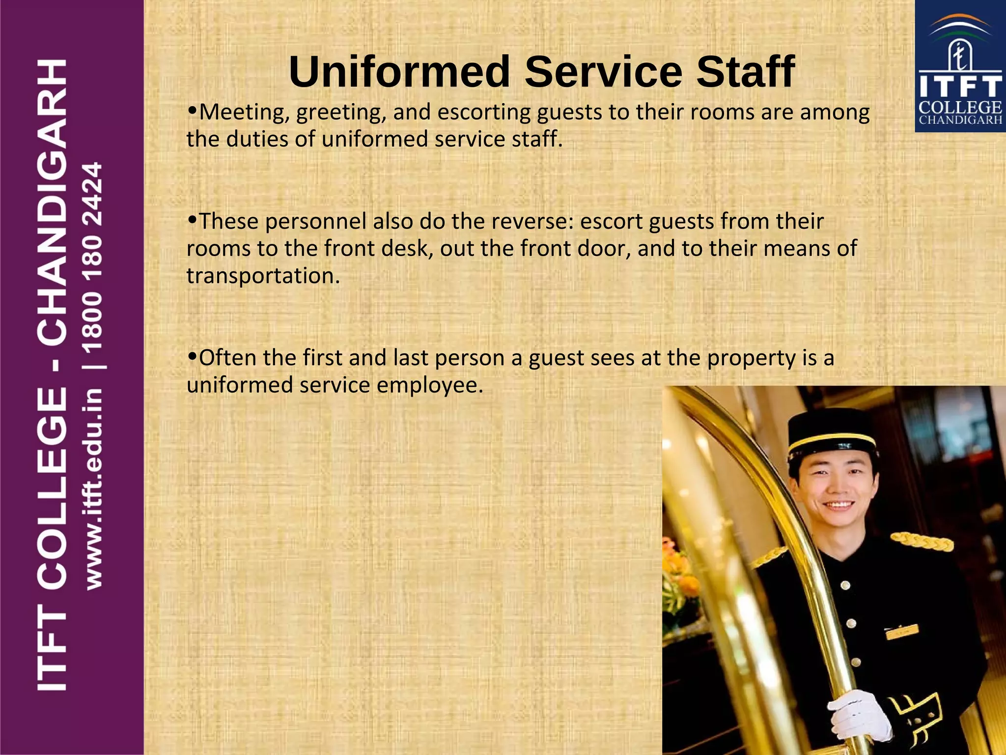 ITFT - front office introduction | PPT