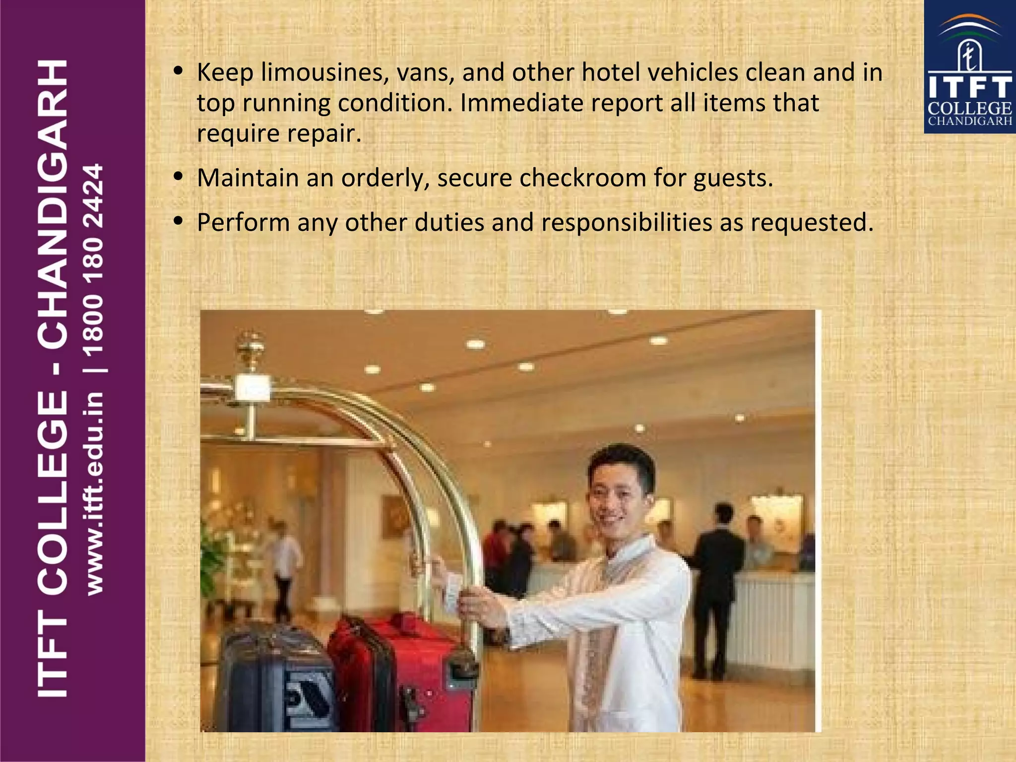 ITFT - front office introduction | PPT