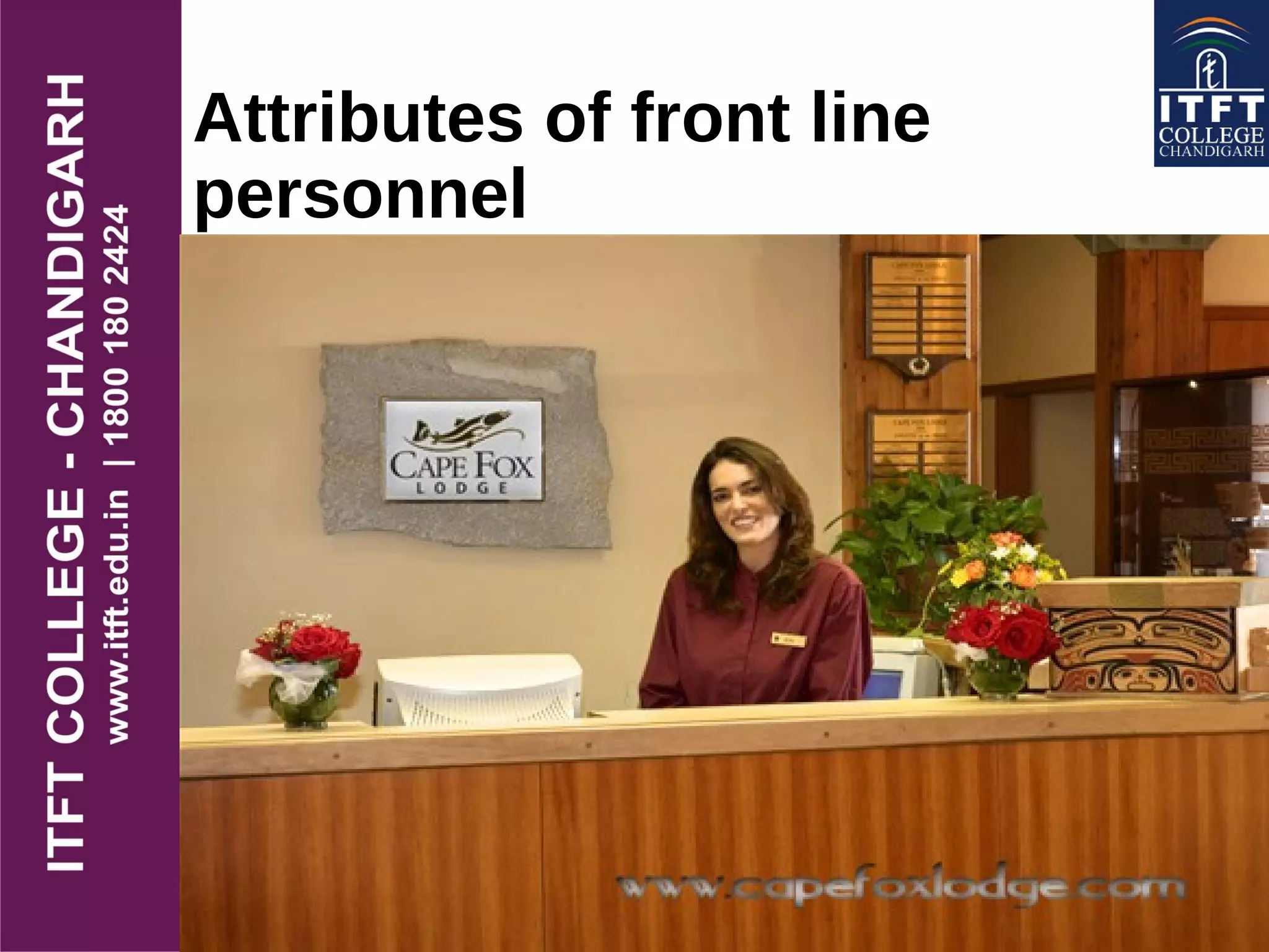 ITFT - front office introduction | PPT