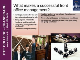 ITFT - front office introduction | PPT